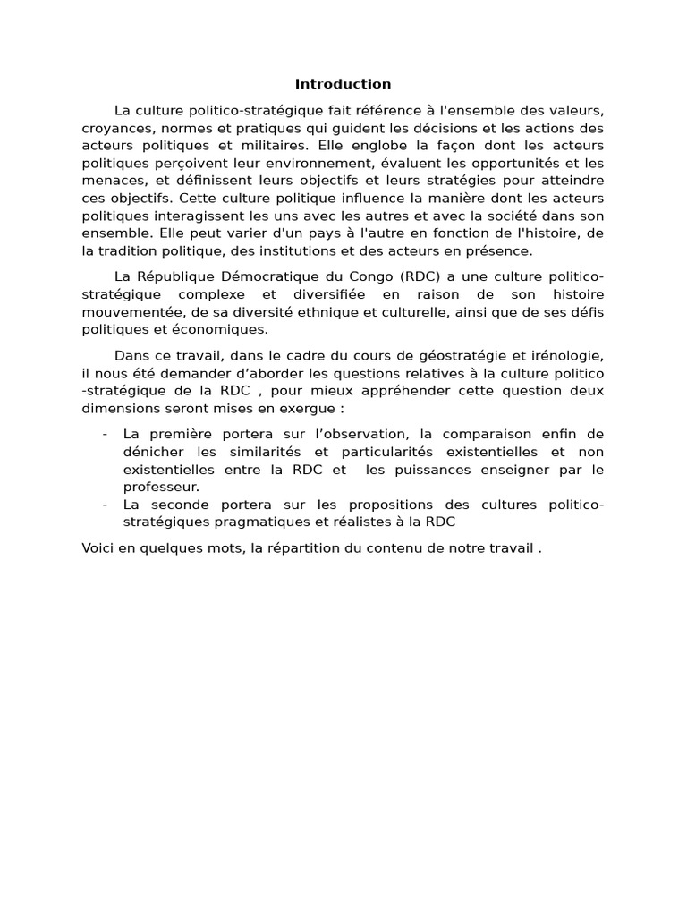 Géostratégie | PDF