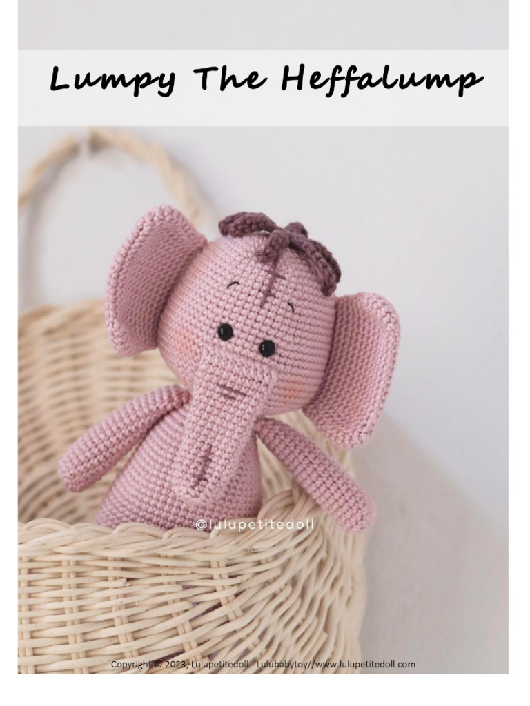 Lumpy The Heffalump SPA - Lulupetitedoll | PDF