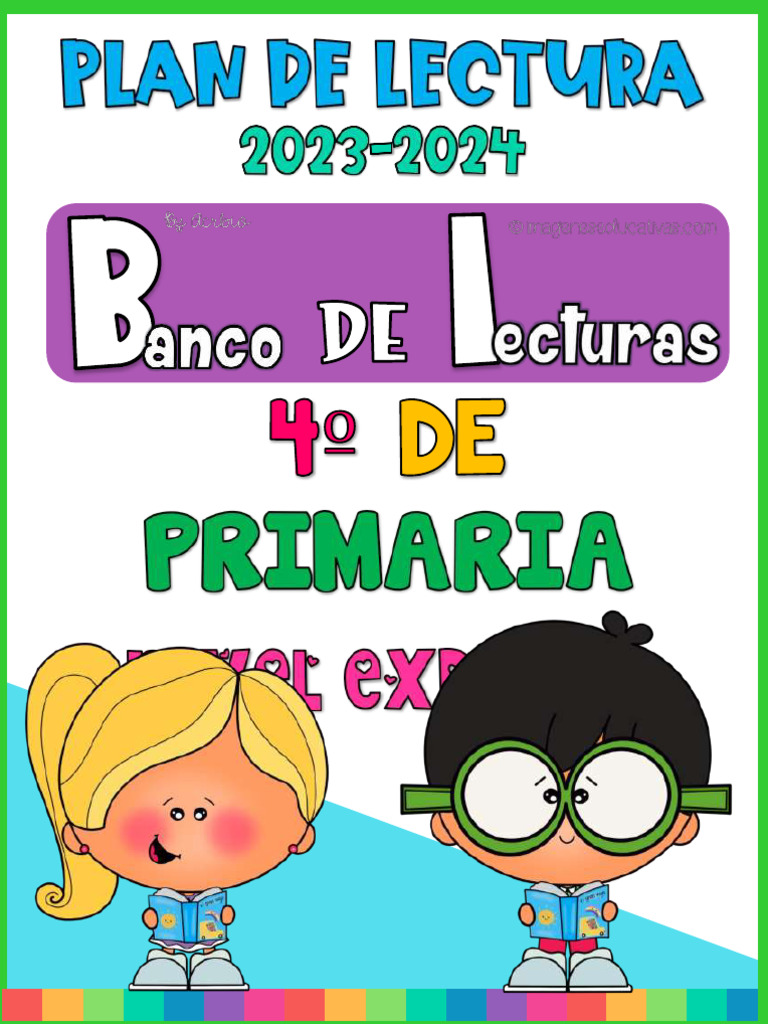 Lecturas-Para-El-Plan-Lector - 2024-Cuarto-De-Primaria - SS | PDF