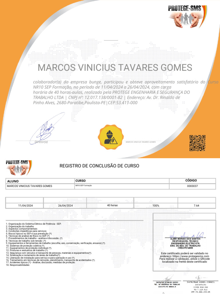 Certificado | PDF