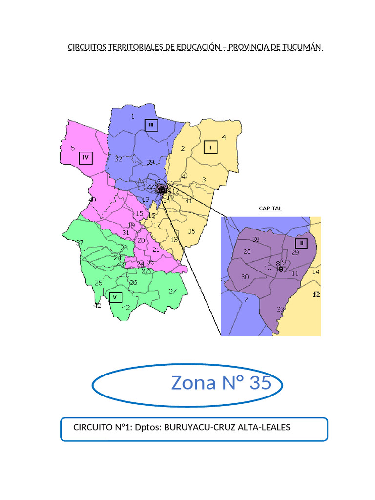 CIRCUITOS TERRITORIALES DE EDUCACIÓN Tucuman | PDF