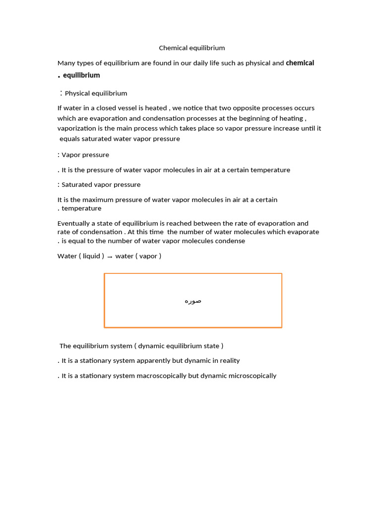 Chemical Equilibrium ch3 | PDF
