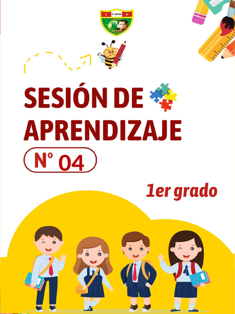 Sesión N°4 - 1er Grado | PDF