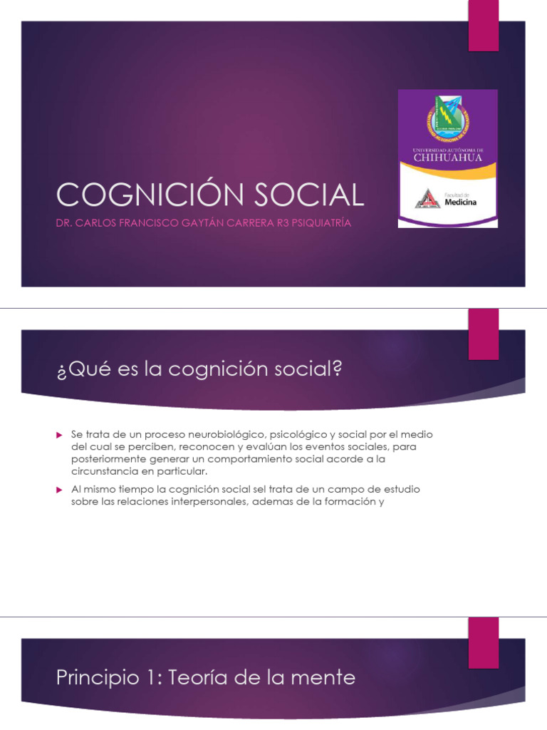 Cognición Social | PDF