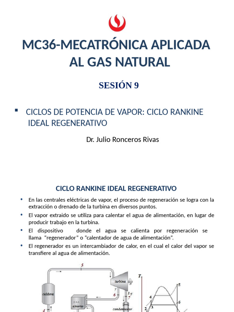 Ciclo Rankine Ideal Regenerativo | PDF