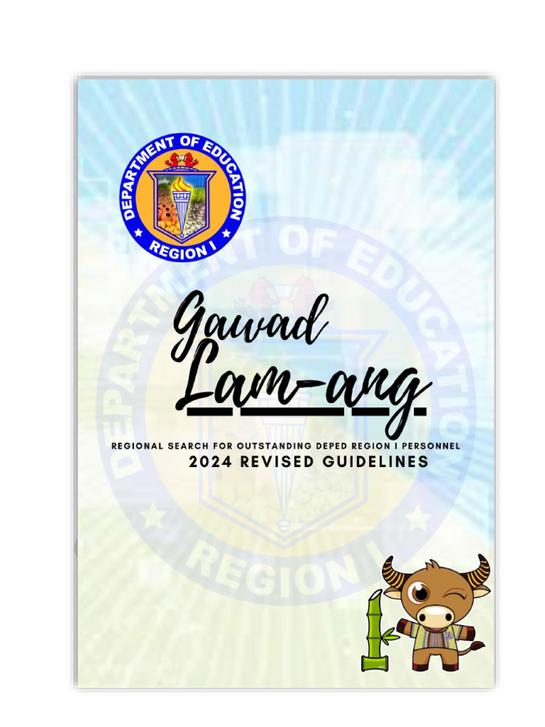 2024 Gawad Lam-Ang Enhanced Guidelines | PDF
