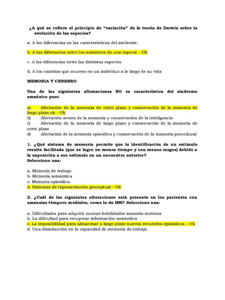 Preguntas Neuro 2p | PDF