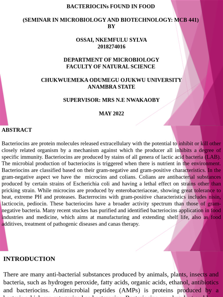 Ossai Sylvia Slide Micro Biology | PDF