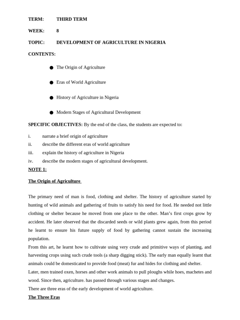 Agricultural Science | PDF