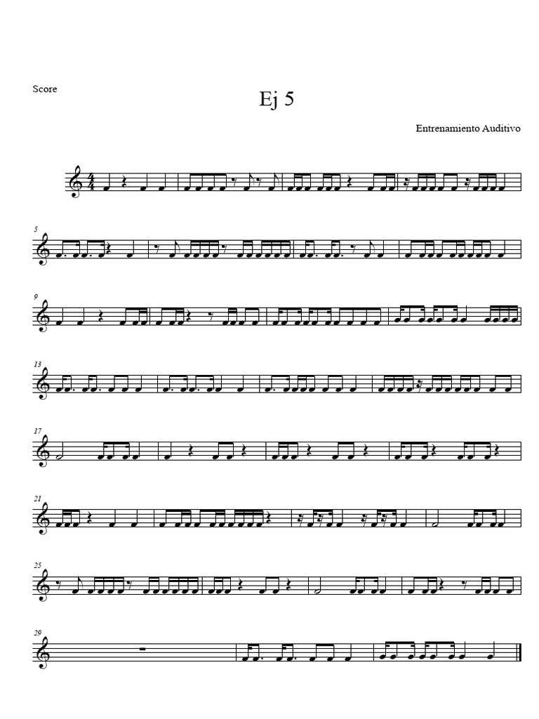 Ej5 - Score | PDF