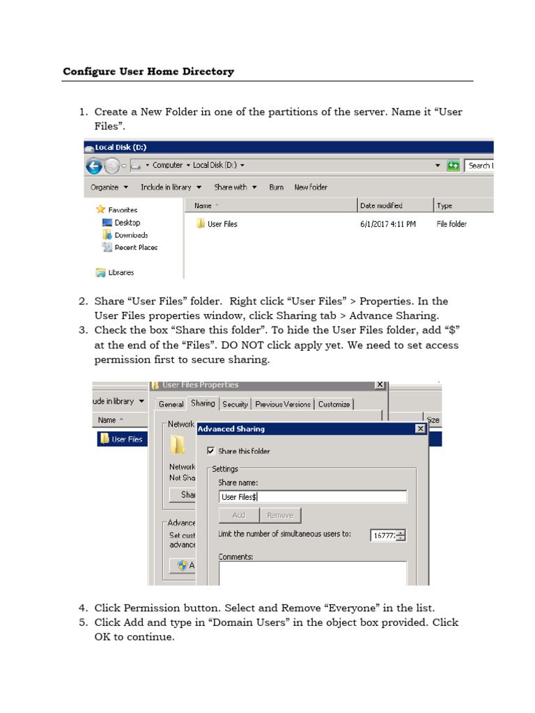 Tasksheet-8-Configure-User-Home-Directory | PDF Tasksheet-8-Configure-User-Home-Directory | PDF