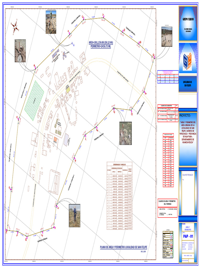 PLANO DE AREA Y PERIMETRO SAN FELIPE | PDF