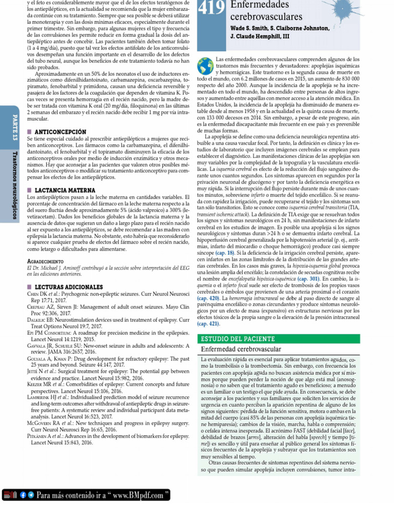 Enf Cerebrovasculares | PDF