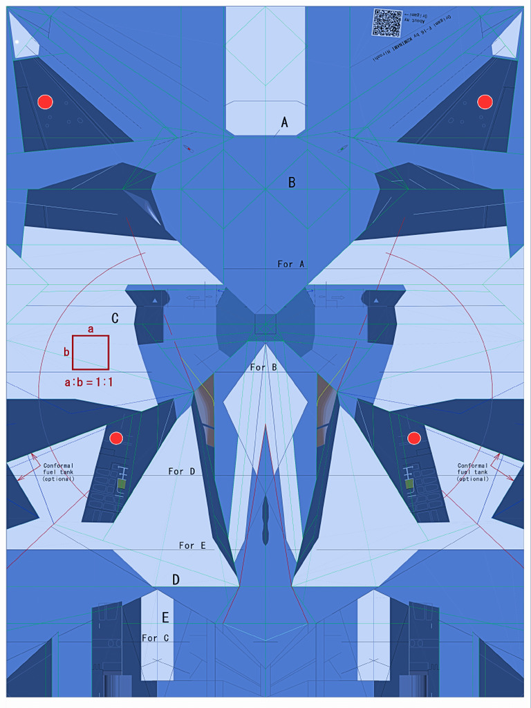 F-2 Paper Airplane Template | PDF
