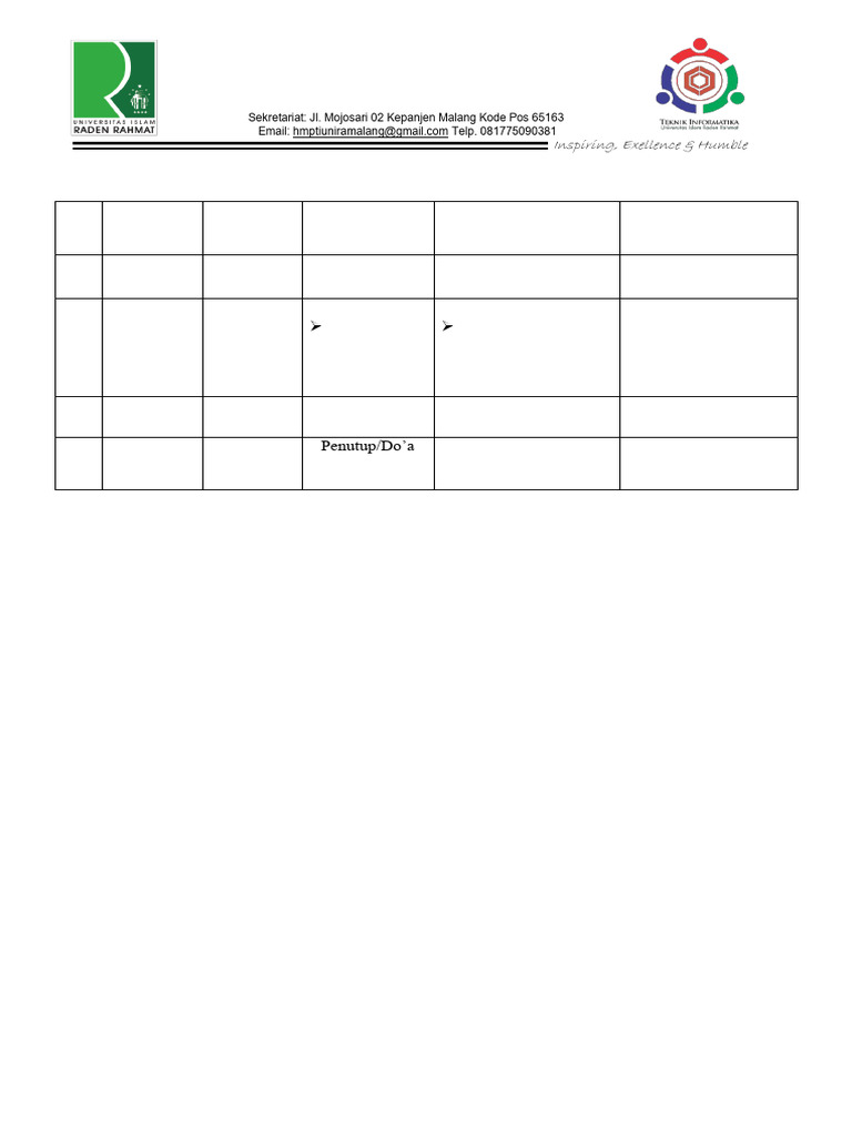 Rundown Webinar | PDF