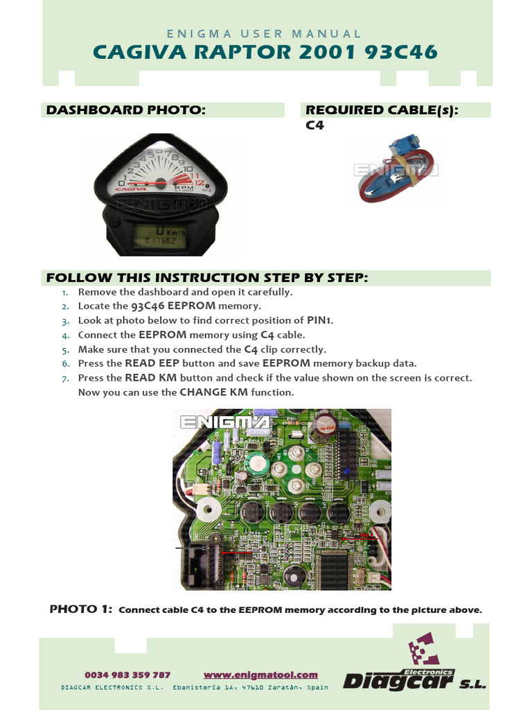 Cagiva Raptor 2001 93C46 | PDF