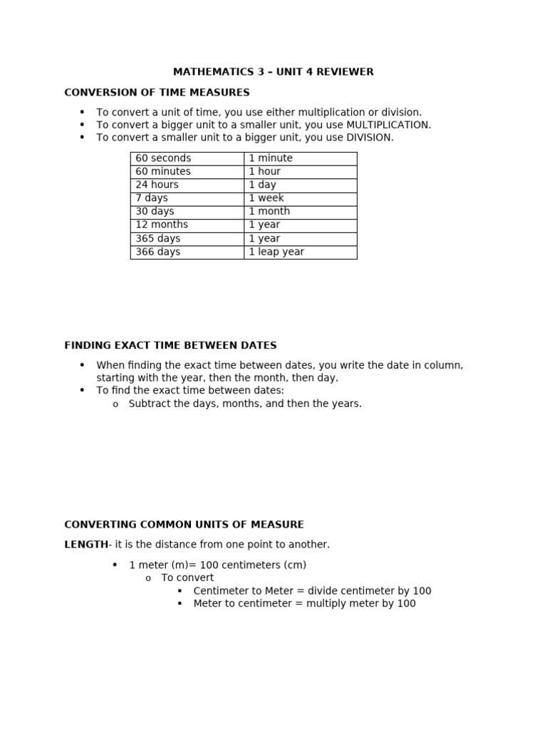 Mathematics 3 - Chapter 4 Reviewer | PDF