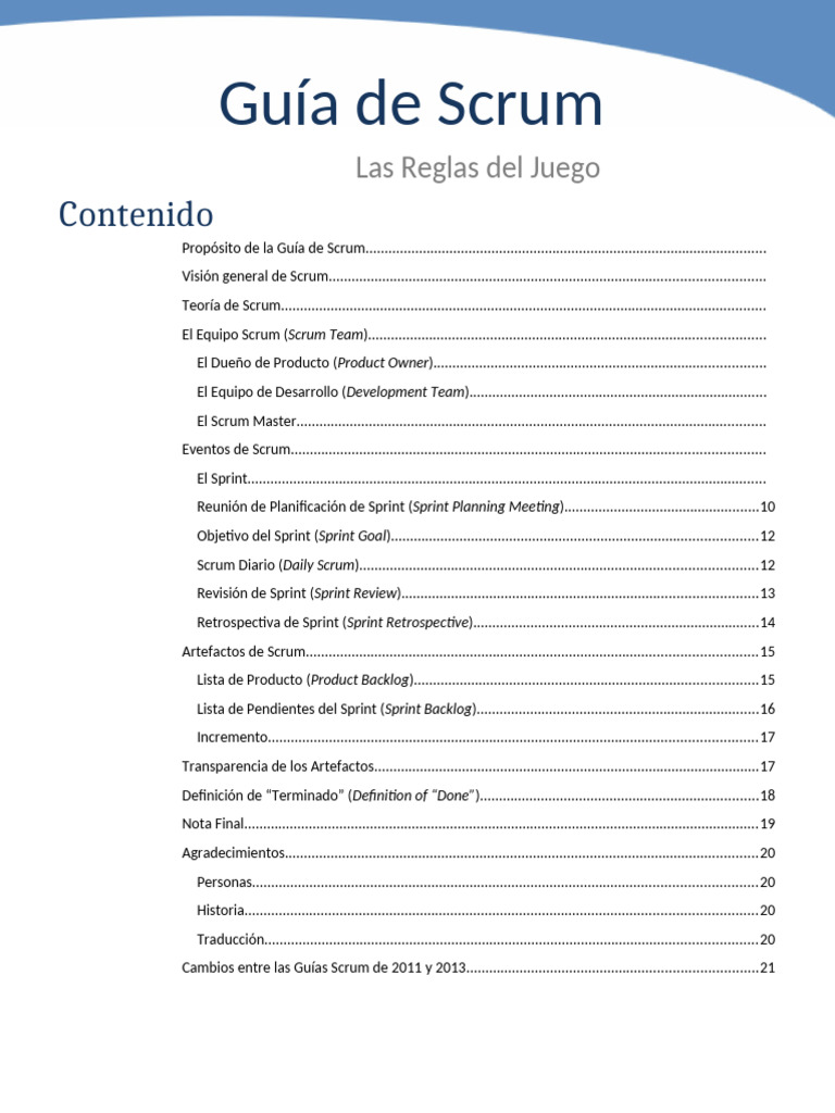 Scrum Guia | PDF