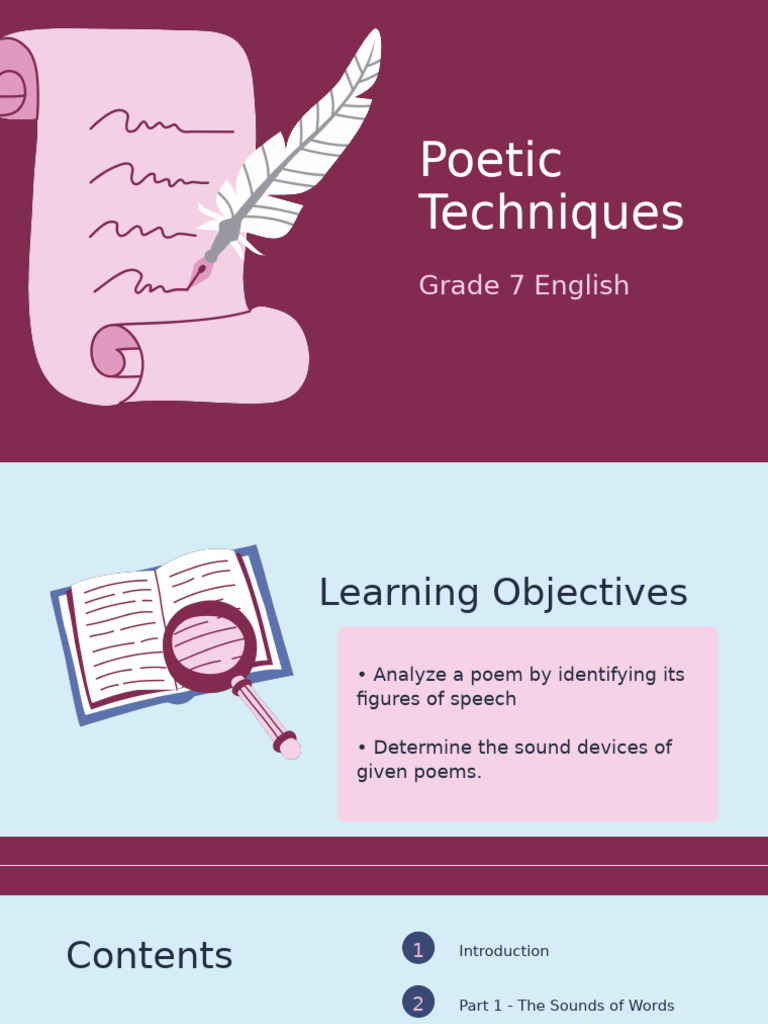 Poetic Techniques | PDF