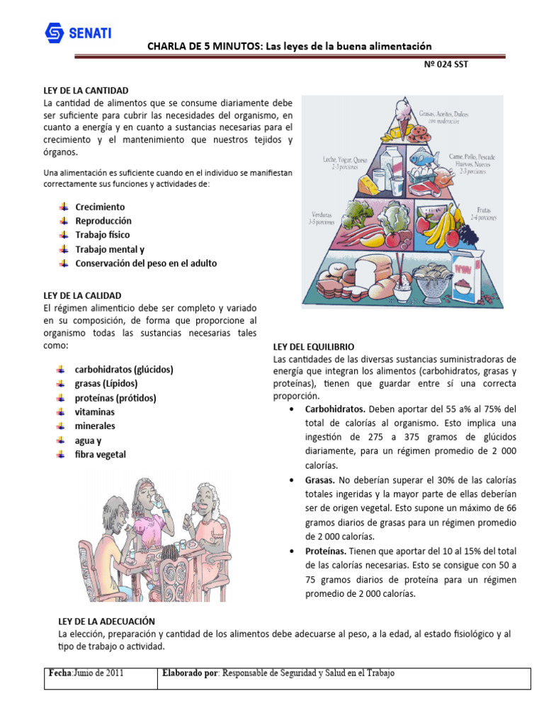 Info 024 SSO Las Leyes de La Buena Alimentación | PDF