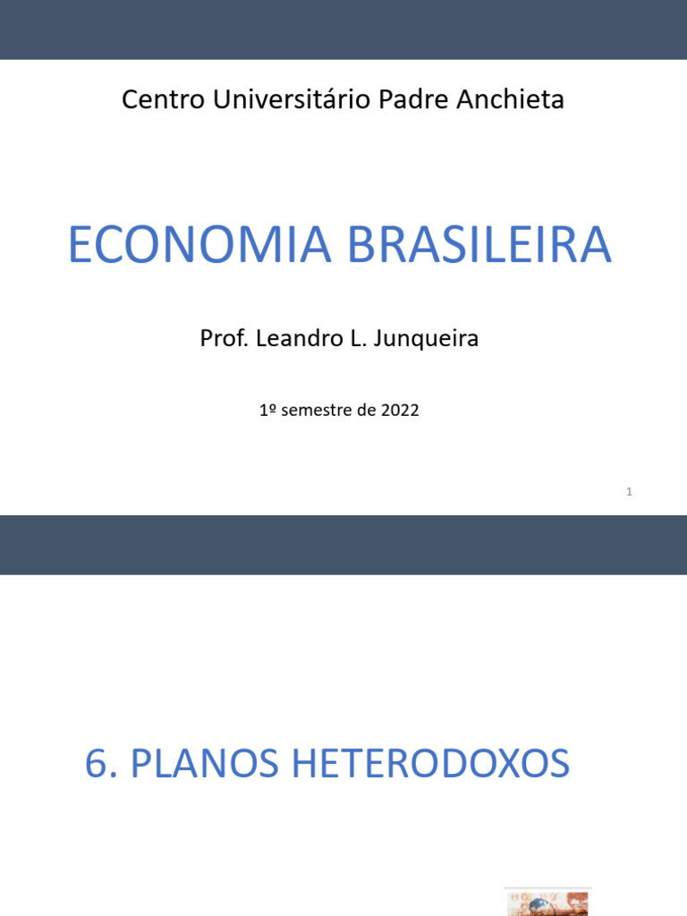 2022 - Material - Aula - Economia Brasileira - PARTE - II | PDF