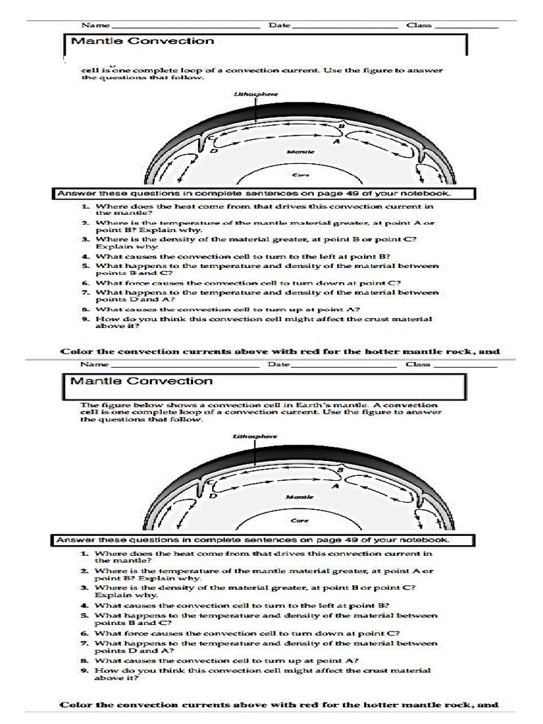 Quiz 4 Hotspot - Convection Current | PDF
