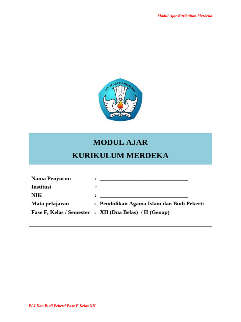 Modul Ajar BAB 6 Cinta Tanah Air Dan Moderasi Beragama | PDF