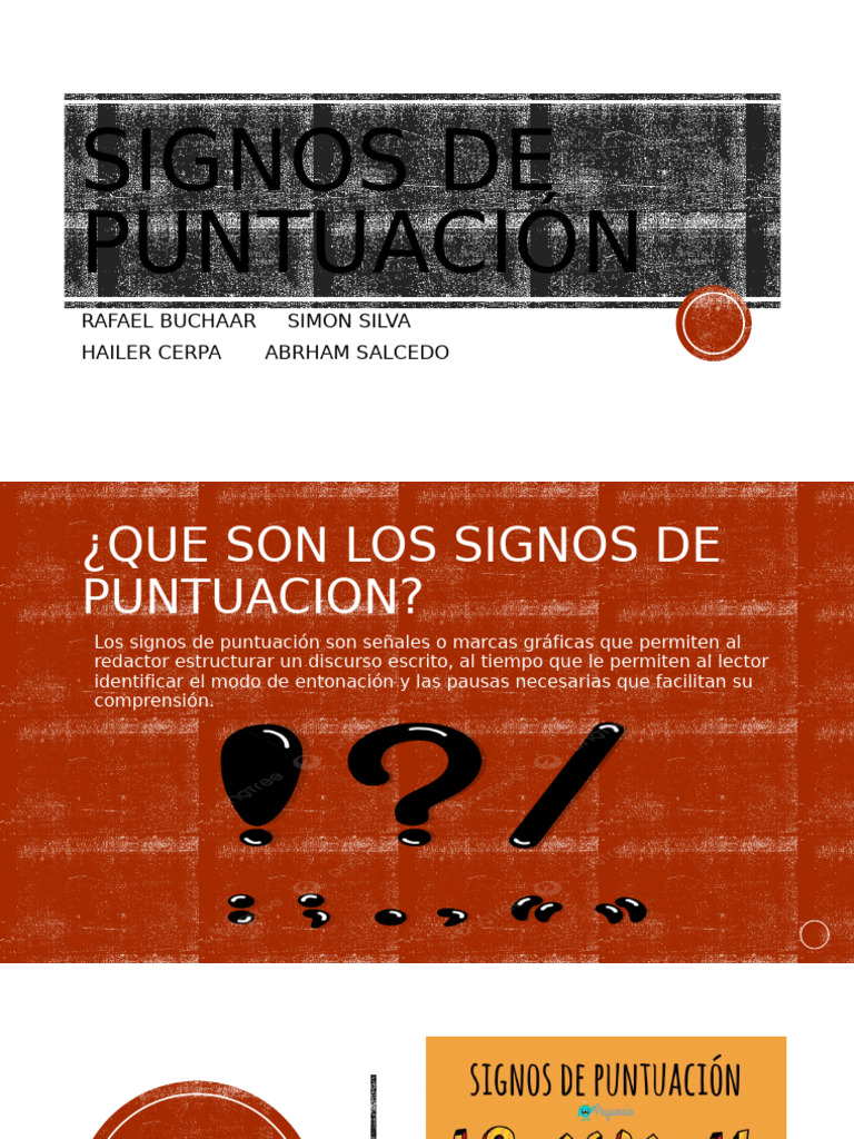 Signos de Puntuación | PDF