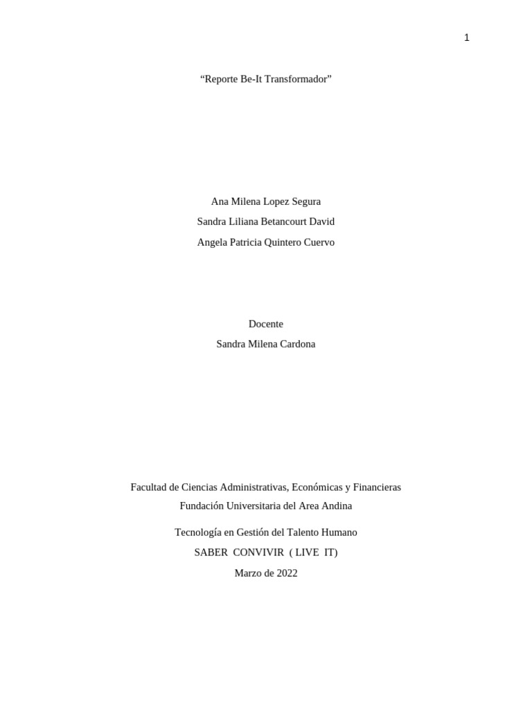 Un mejor convivir (formulación y planeación del reto). | PDF Un mejor convivir (formulación y planeación del reto). | PDF