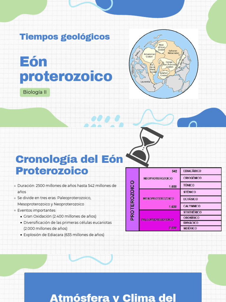 Eón Proterozoico: Biología y Geología | PDF