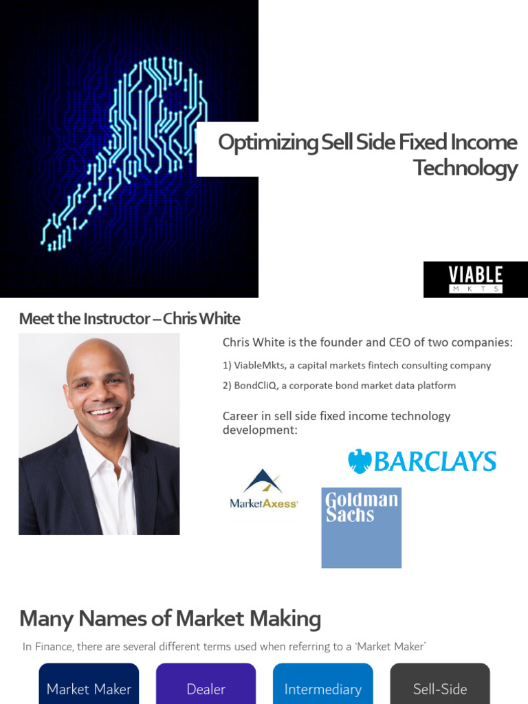 Otimização de Renda Fixa Pelo Sell Side - Prof. Chris White | PDF