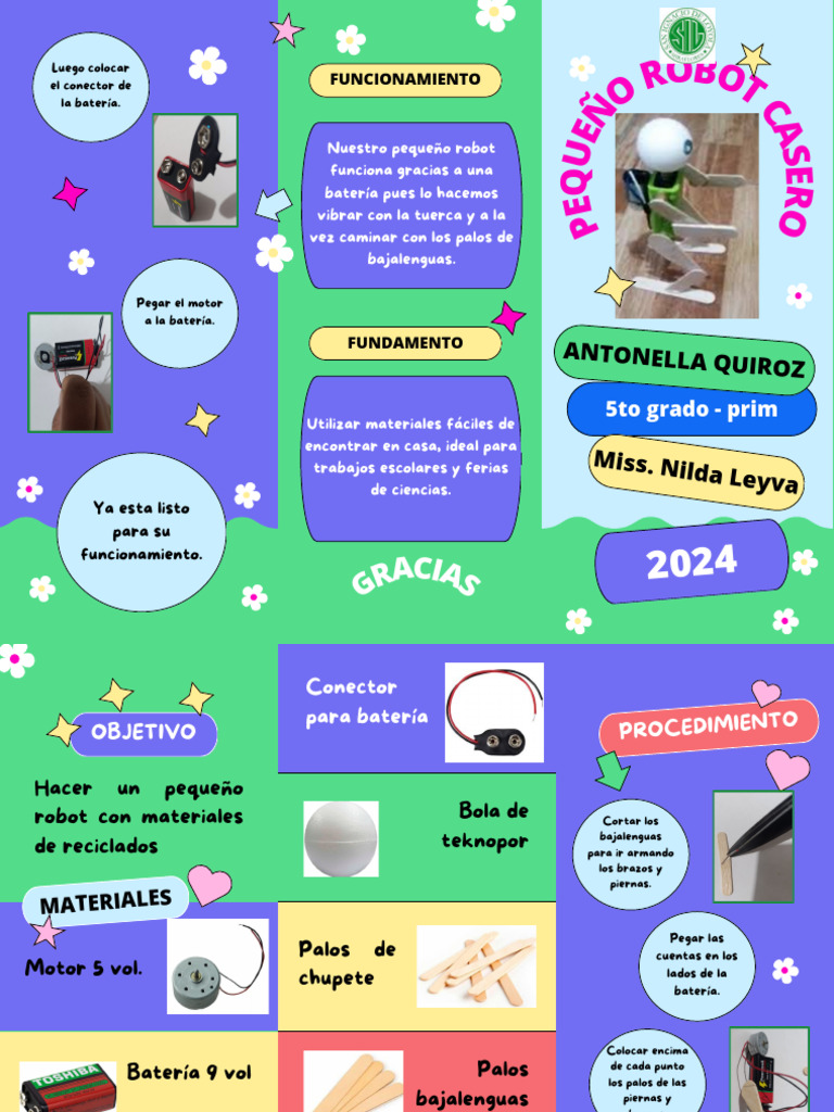 Triptico pequeño robot (1) | PDF