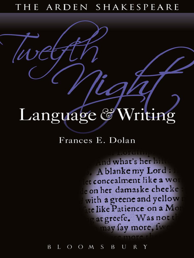 Twelfth Night Language and Writing (Dolan, Frances Elizabeth) (Z ...