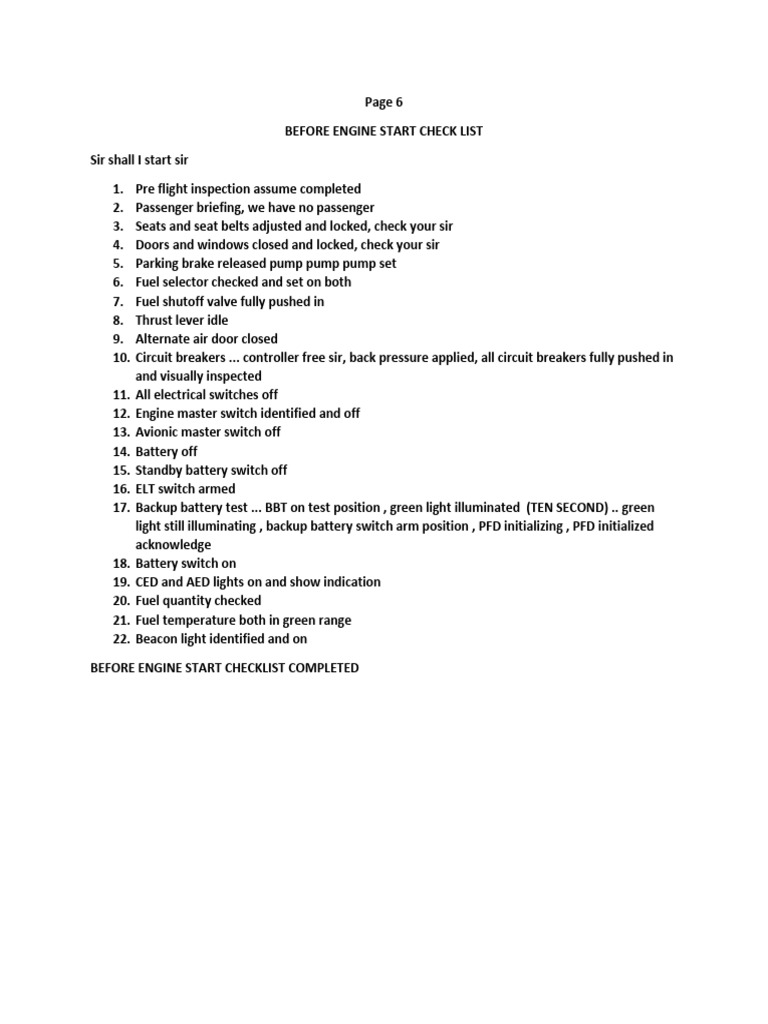 Cessna Checklist | PDF