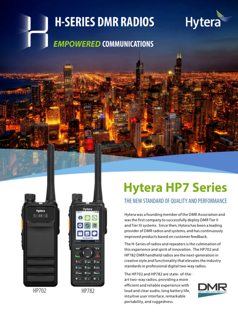 Hytera HP7 DS-C | PDF | Radio | Microphone