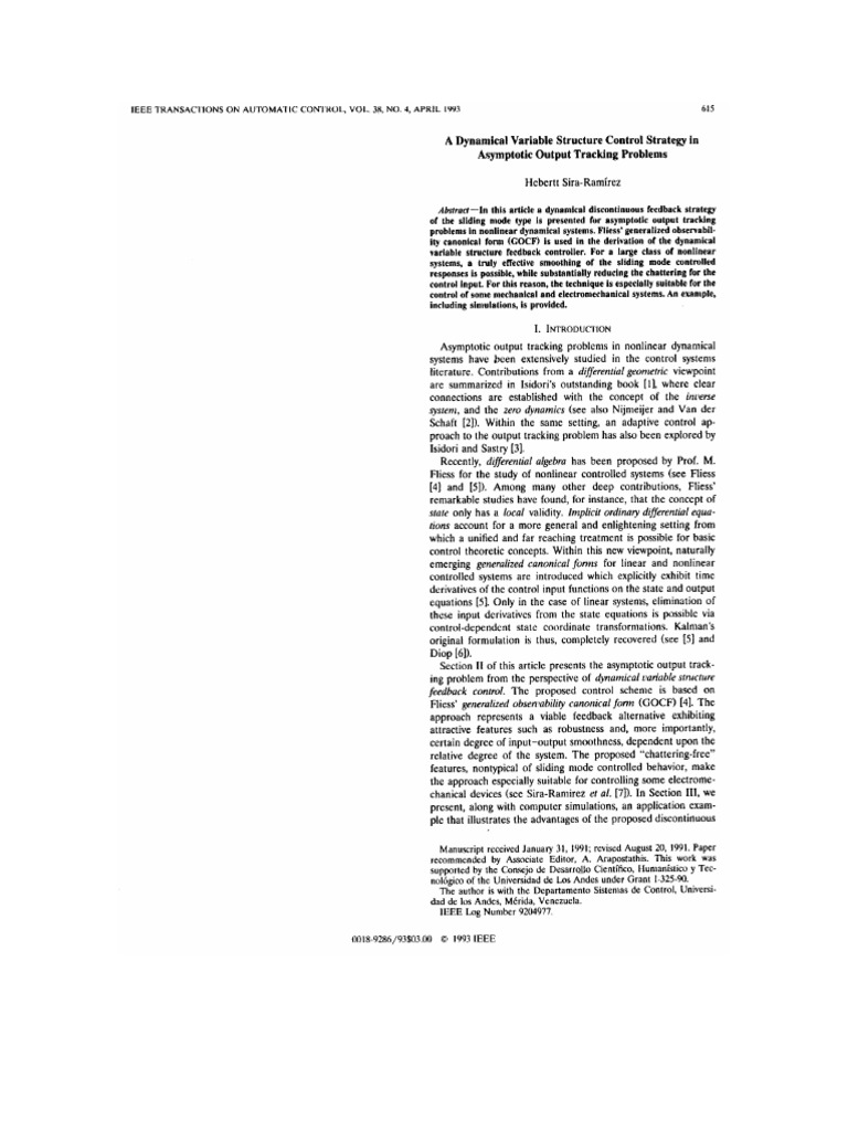 Paper Sira IEEE 1993 - 7 | PDF