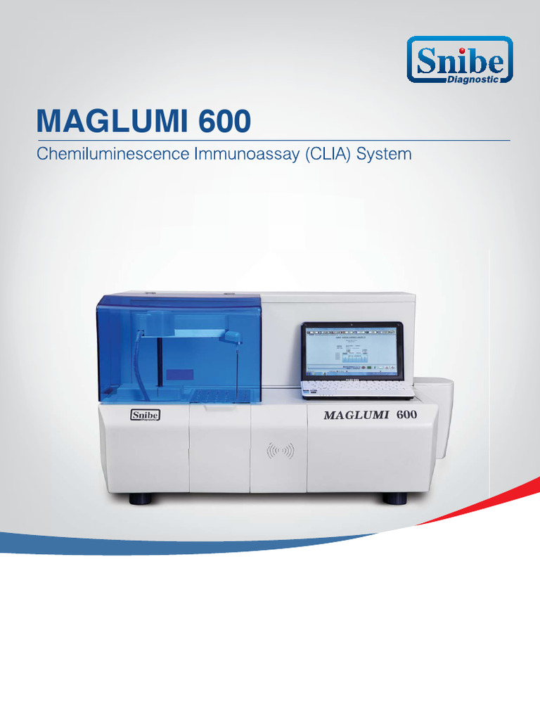 Snibe Maglumi 600 Chemiluminescence Immunoassay Analyzer System | PDF