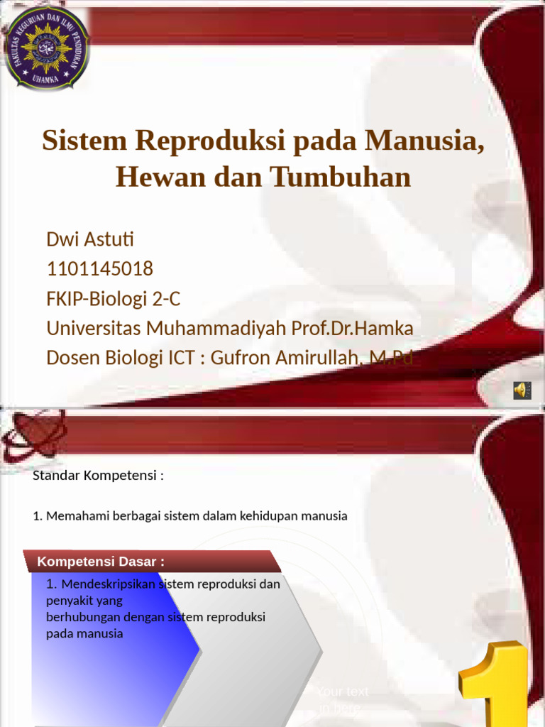 STM Reproduksi PD Mns Hewan N Tumbuhan | PDF