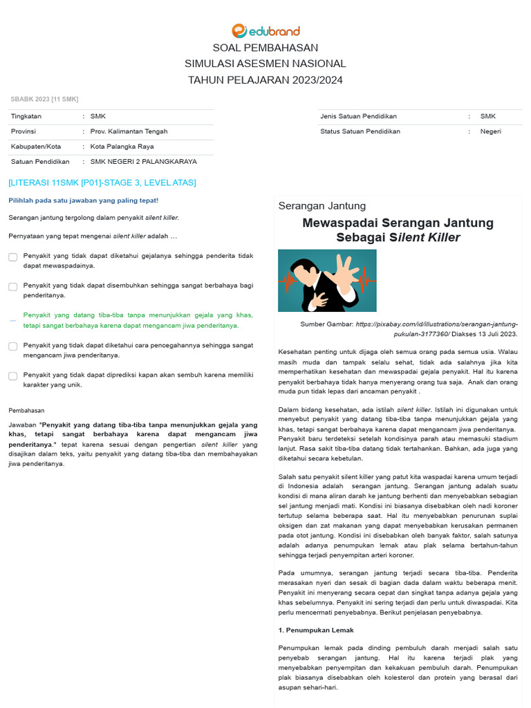 (Literasi 11smk (p01) - Stage 3, Level Atas) | PDF