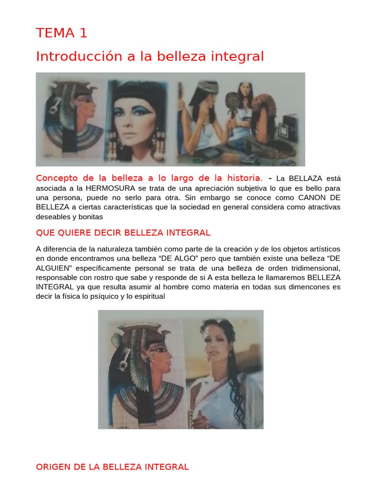 Belleza Integral | PDF