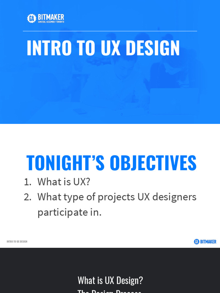 Slides - Intro To UX Design | PDF
