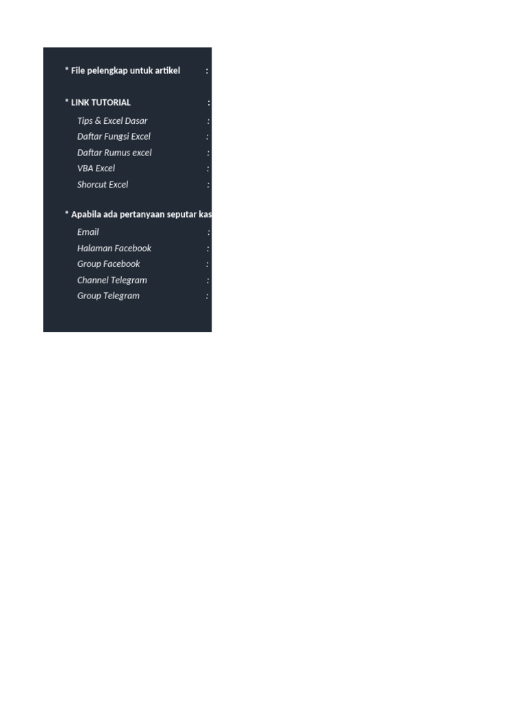 Rumus Excel Grade - Konversi Rentang Nilai - Kelas Excel | PDF