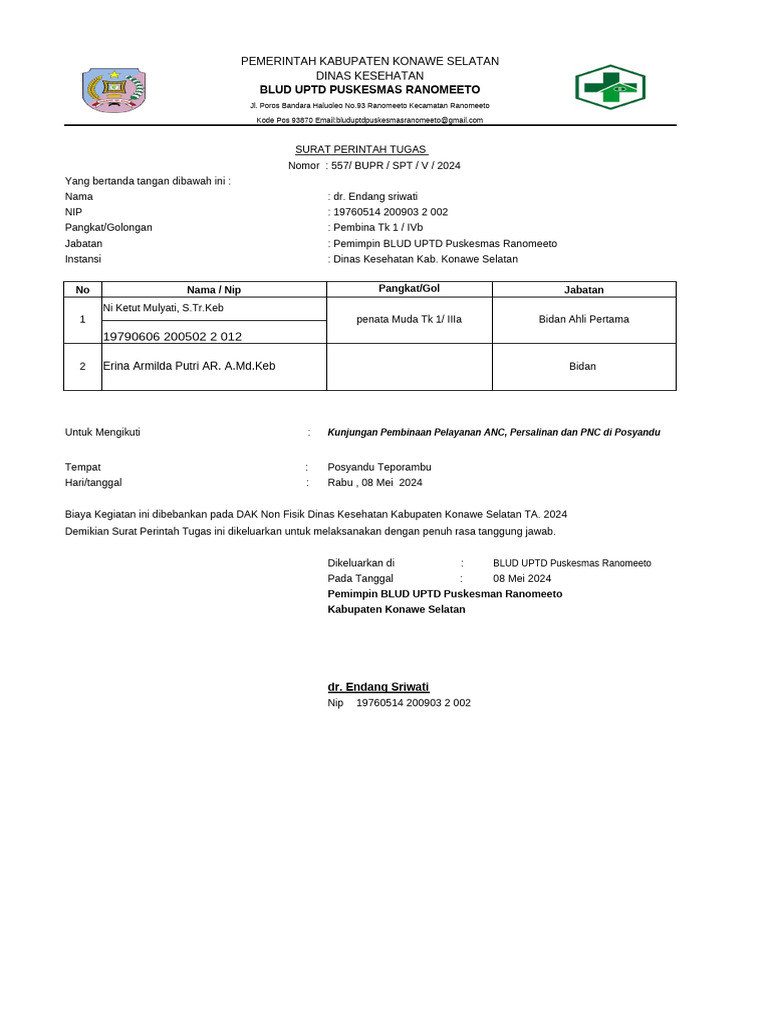 Contoh SPT 2024 | PDF