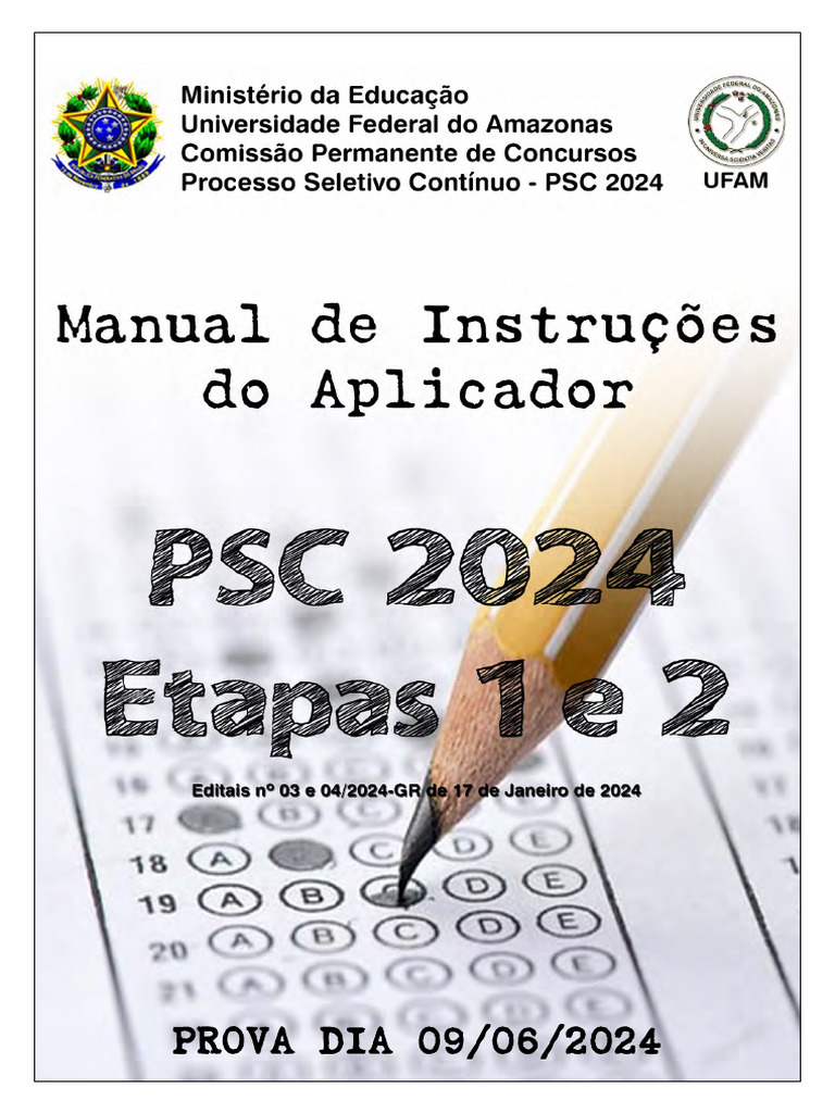 Manual Aplicador Psc2024 e12 | PDF