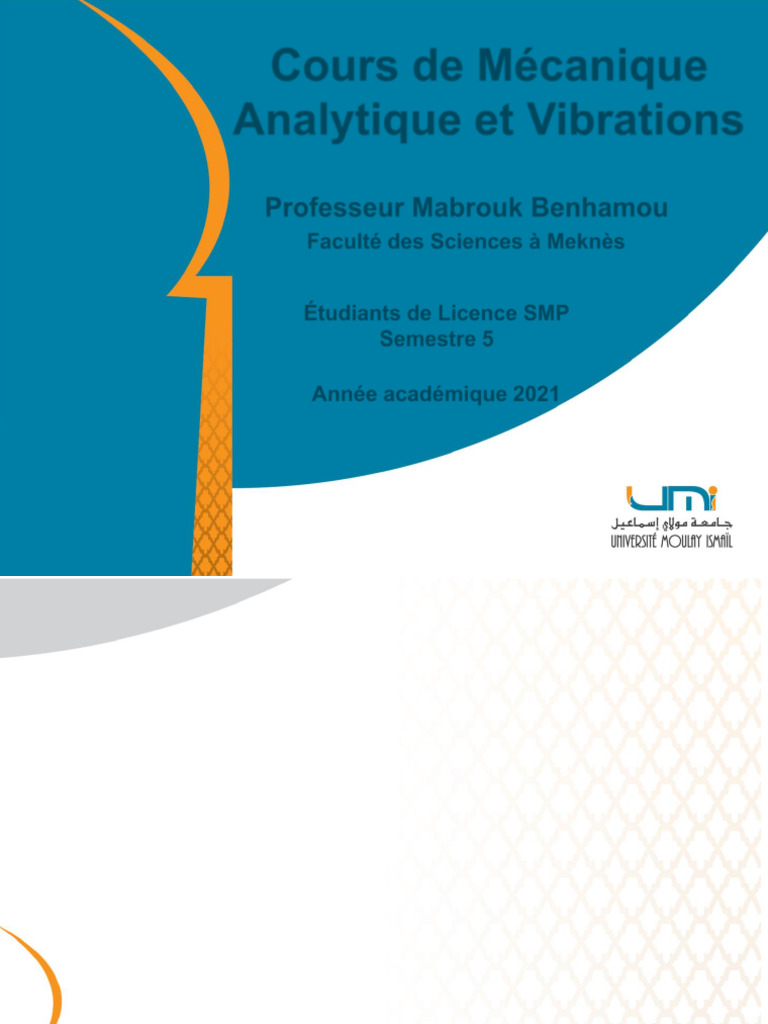 Chapitre 5 - MECAV - Benhamou | PDF