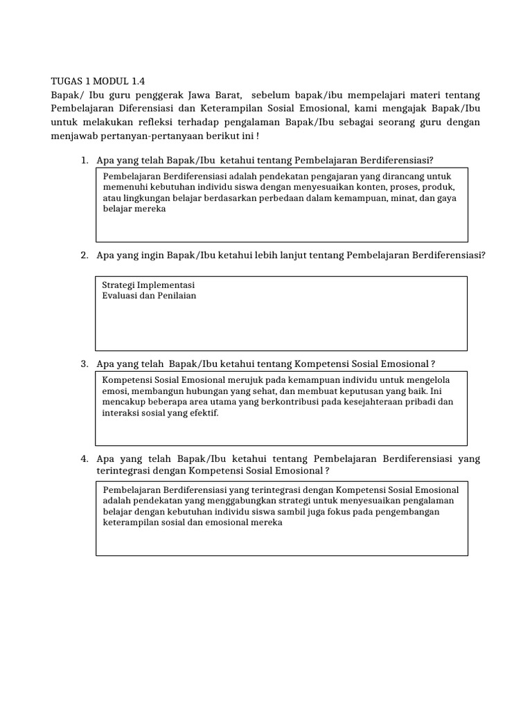 LK Modul 1.4 Level 1 | PDF
