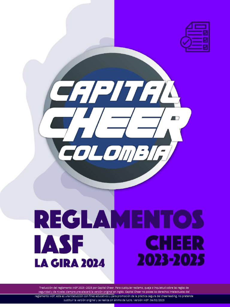 Reglamentos Iasf Cheer 2023 2025 | PDF