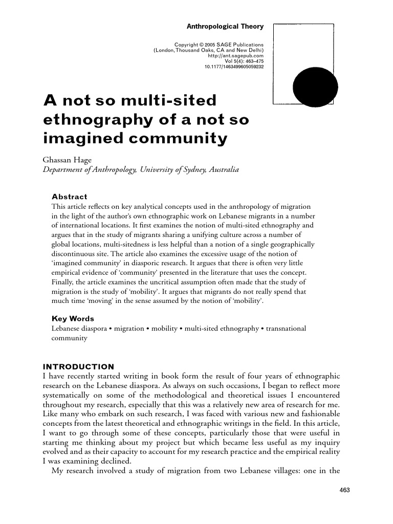 Hage 2005 | PDF