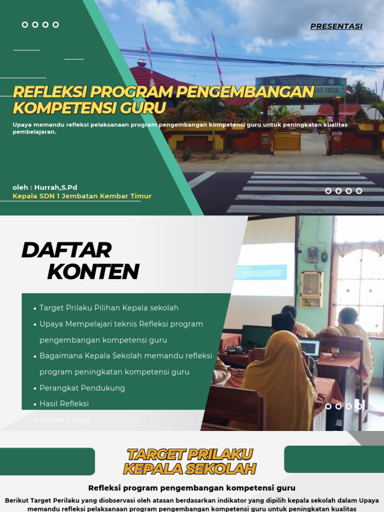 Refleksi Program Pengembangan Kompetensi Guru | PDF