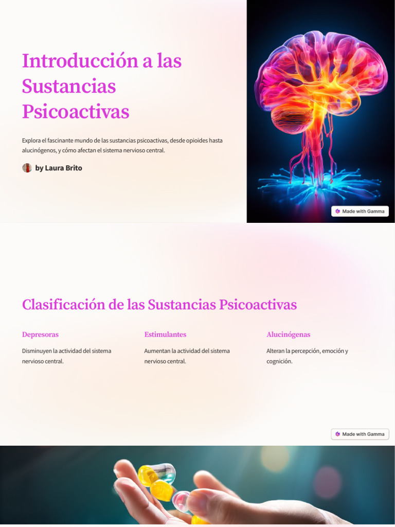 Introduccion A Las Sustancias Psicoactivas | PDF